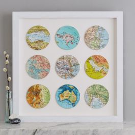Personalised map location print | wall art wedding gift