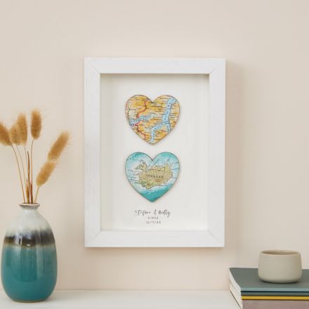 Personalised Framed Maps | Bombus
