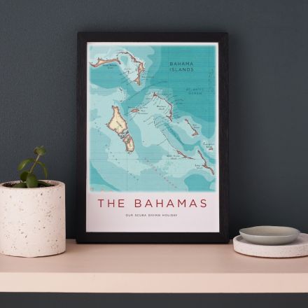 Personalised map prints | Map wall art | Map poster prints