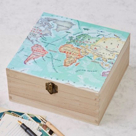 Personalised Map Box – Personalised Keepsake Box